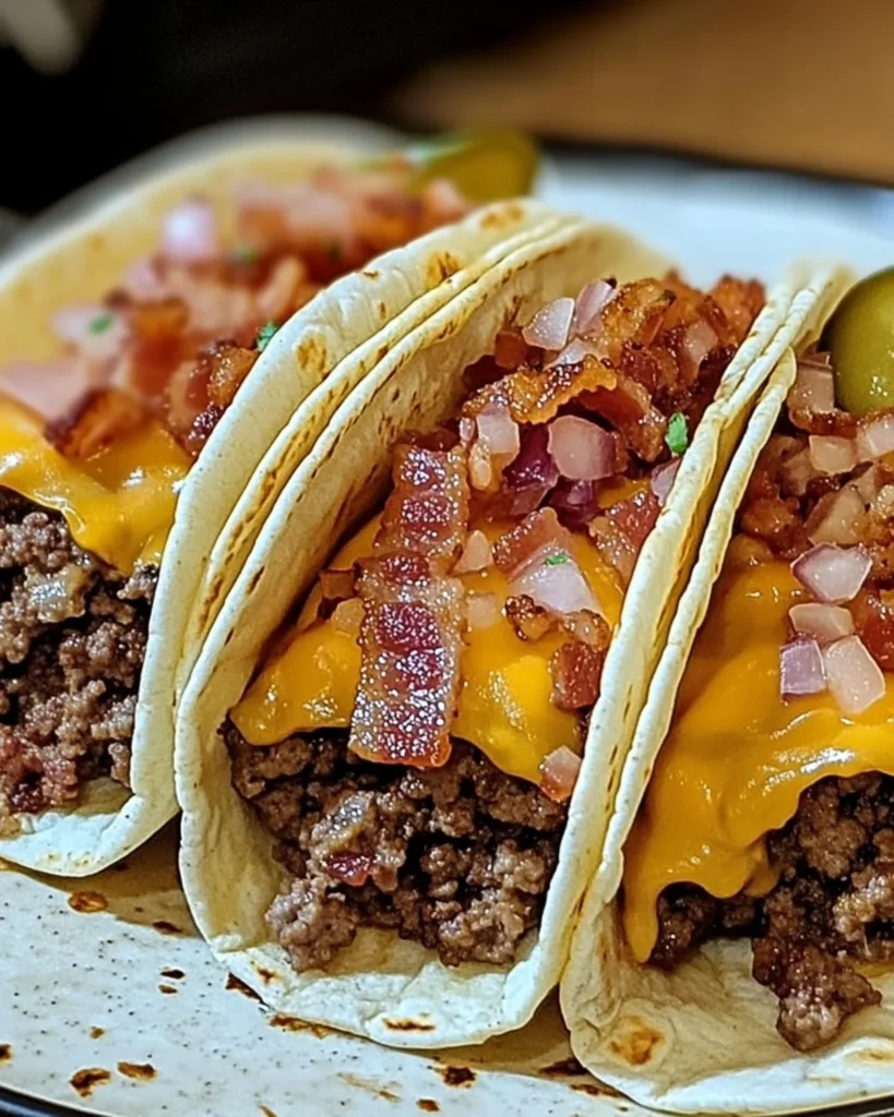 Loaded Bacon Cheeseburger Tacos: Easy Weeknight Meal