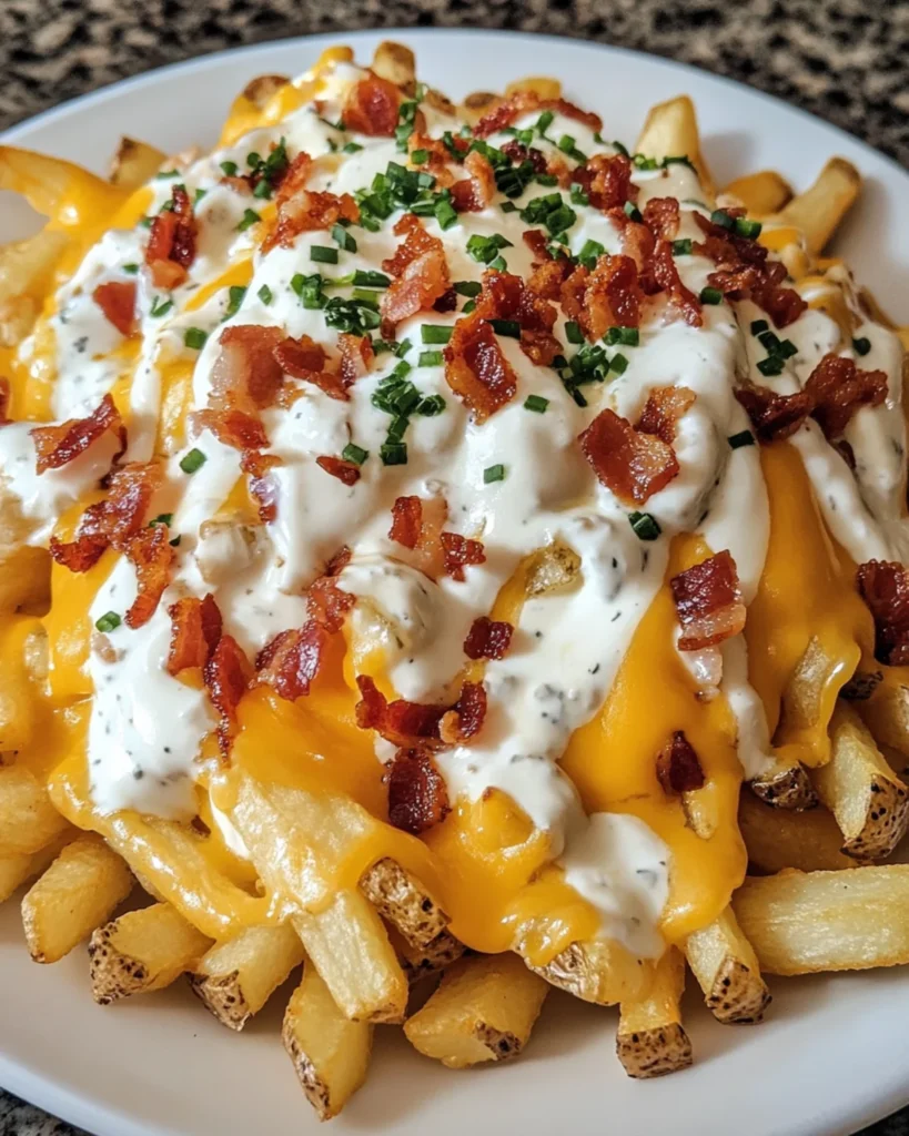 Loaded Bacon Ranch Cheese Fry Casserole Recipe