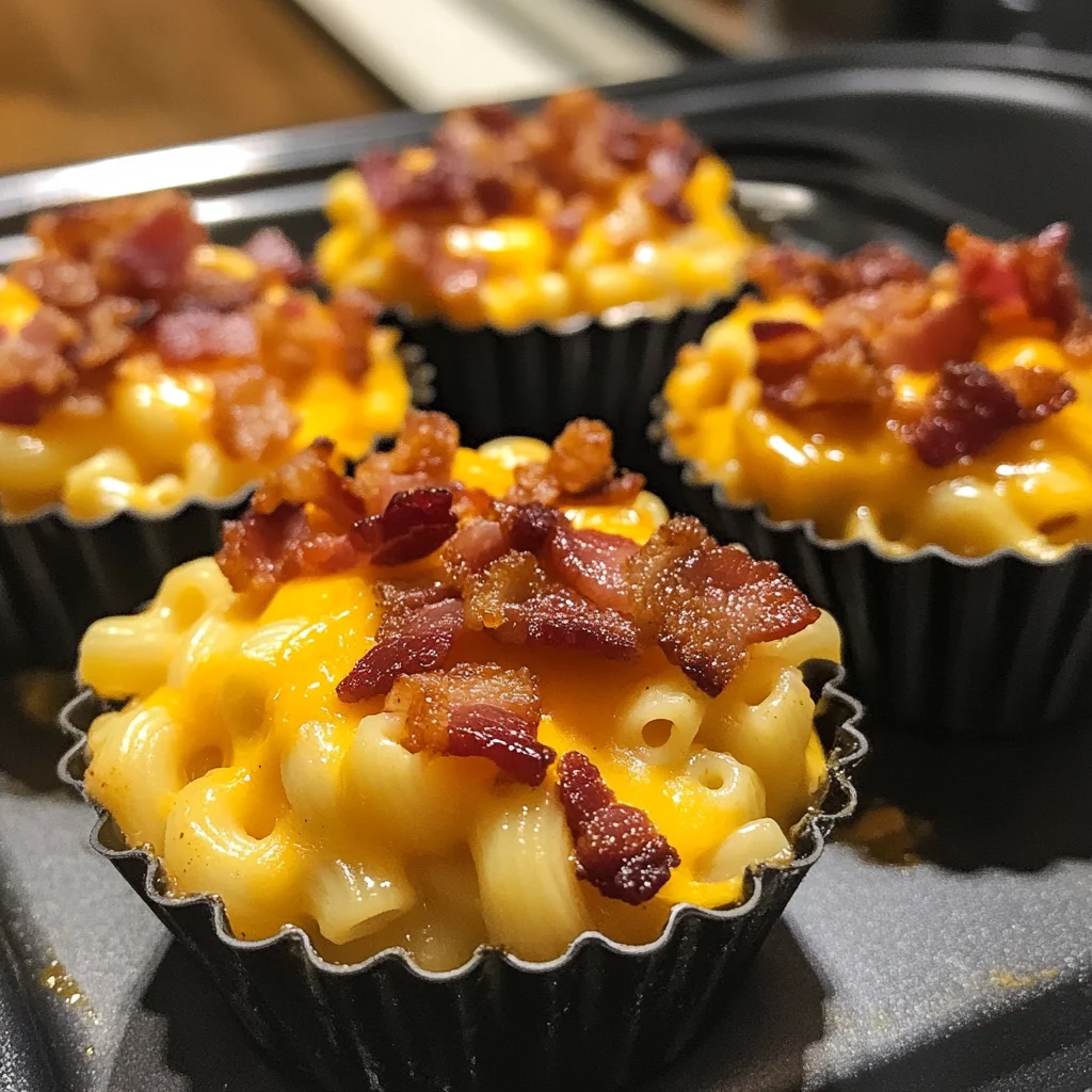 BBQ Bacon Mac & Cheese Cups Recipe