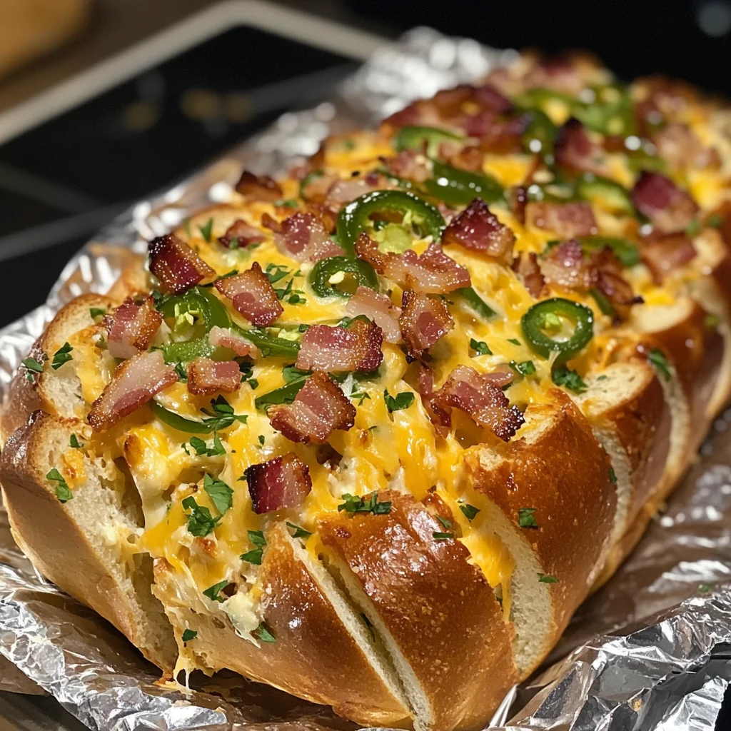 Bacon Jalapeño Cheese Pull-Apart Bread Recipe
