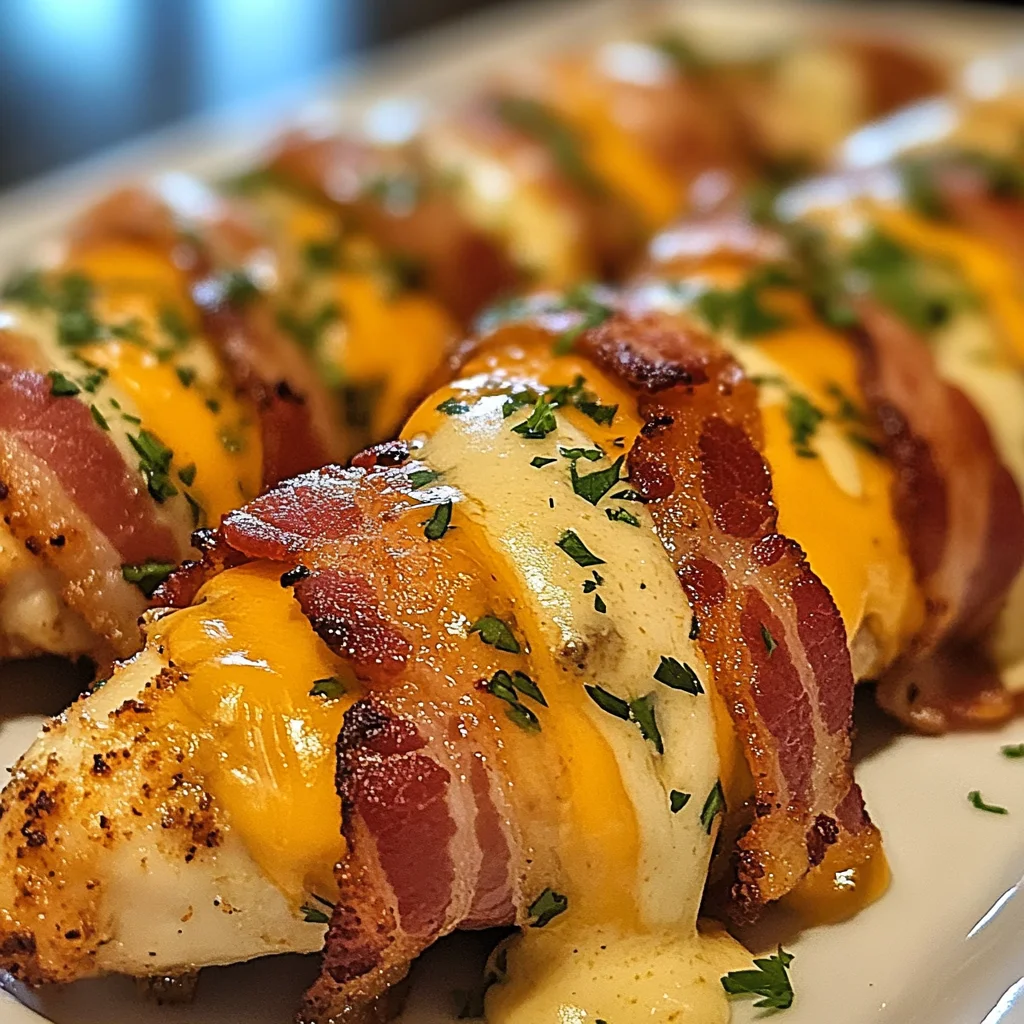 Bacon Wrapped Cheesy Ranch Chicken Tenders Recipe