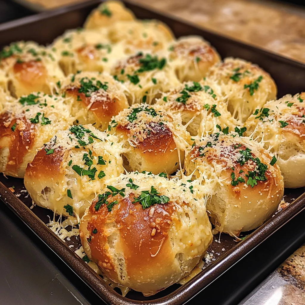 Cheesy Garlic Bread Pull-Apart Bombs Recipe