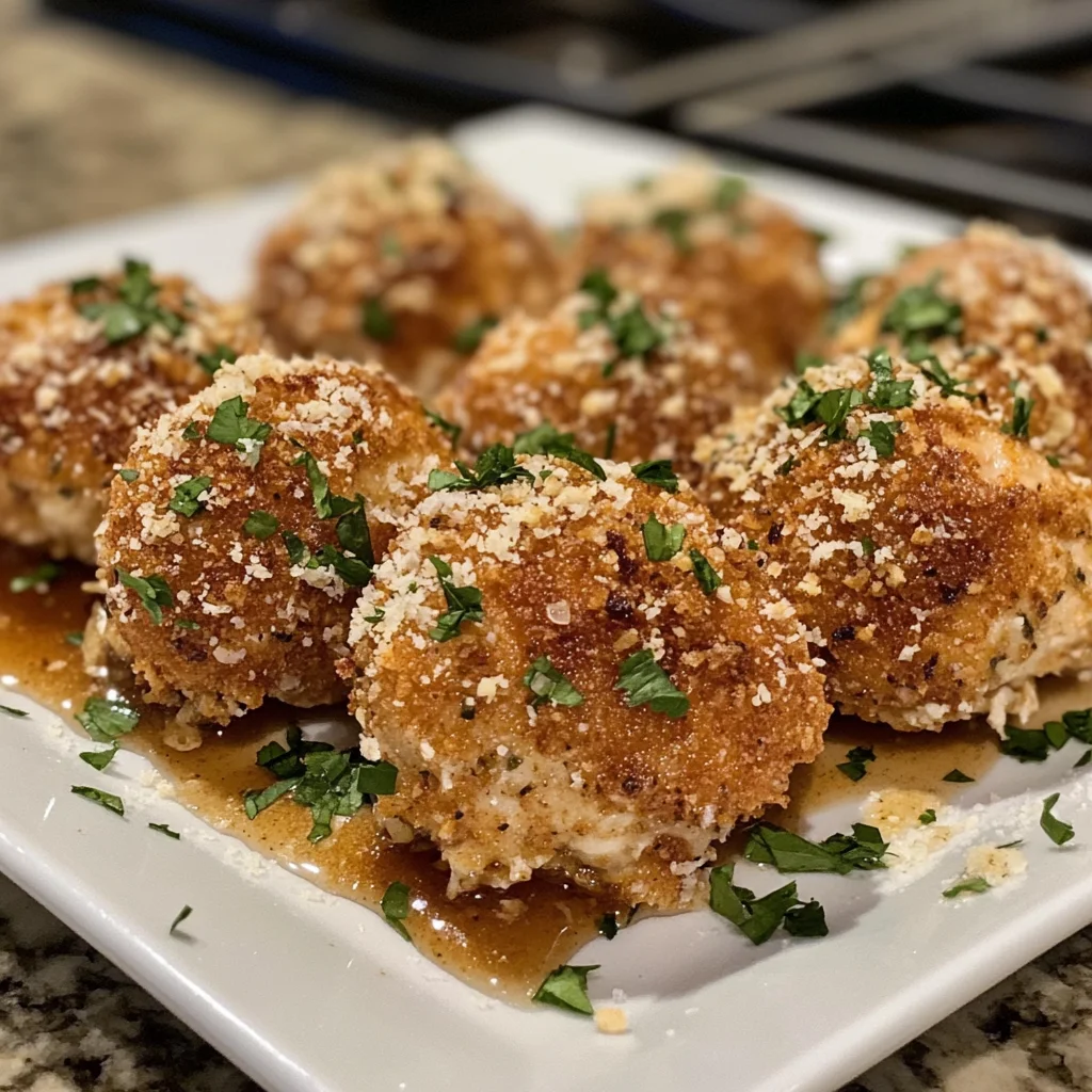 Easy Honey Garlic Parmesan Chicken Bombs Recipe
