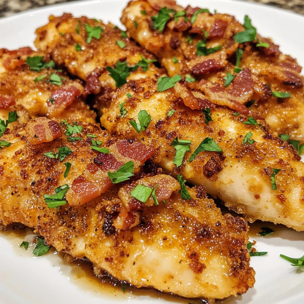 Maple Bacon Chicken Tender: Sweet & Savory Delight