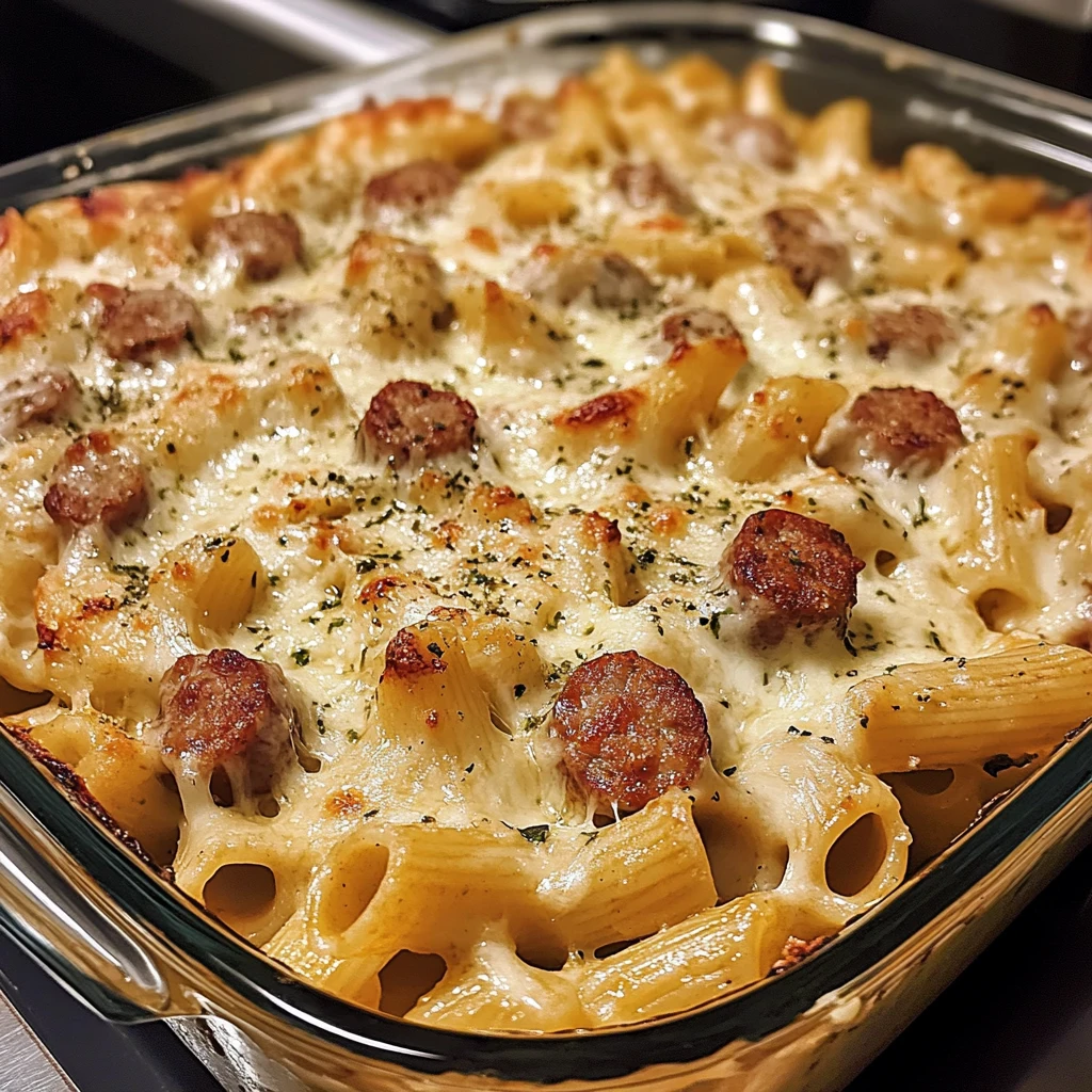 Cajun Sausage Alfredo Bake 5 Steps Ultimate Delicious