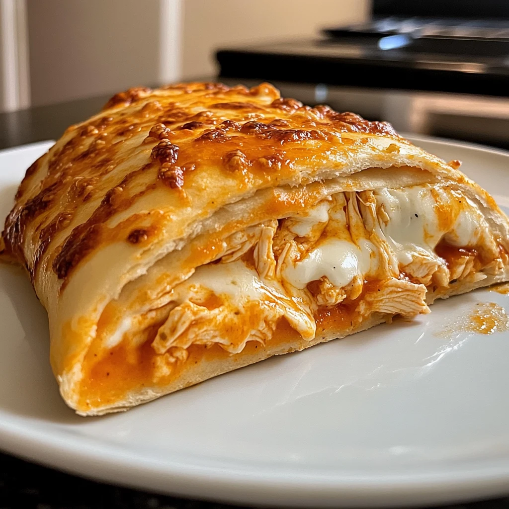 Buffalo Chicken Calzone 4 Servings Ultimate Delicious