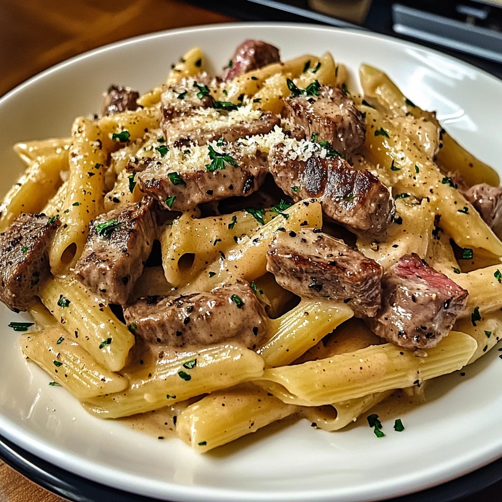 Creamy Steak Pasta 4 Servings Ultimate Delicious
