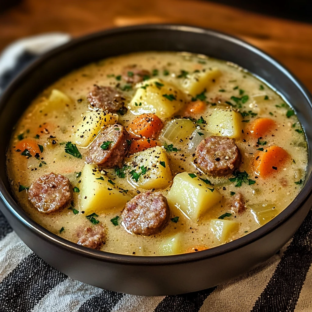Potato and Sausage Chowder 30 Minutes Ultimate Delicious