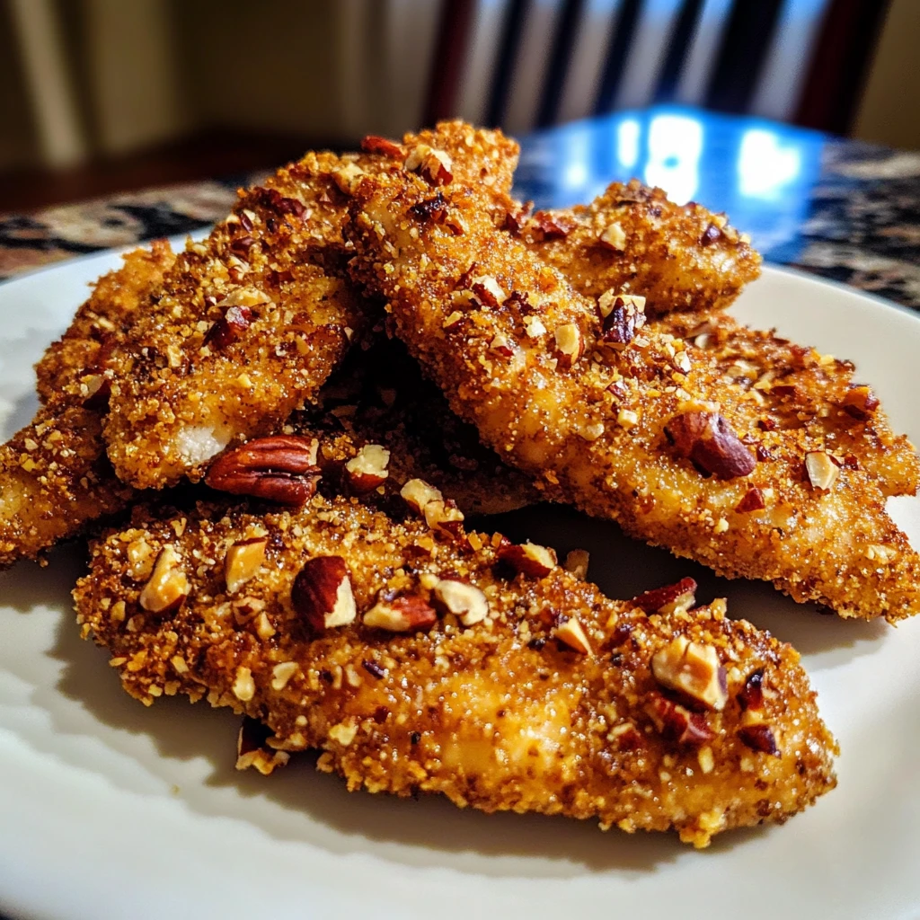 Crispy Pecan Crusted Chicken Tenders 30 Minutes Amazing