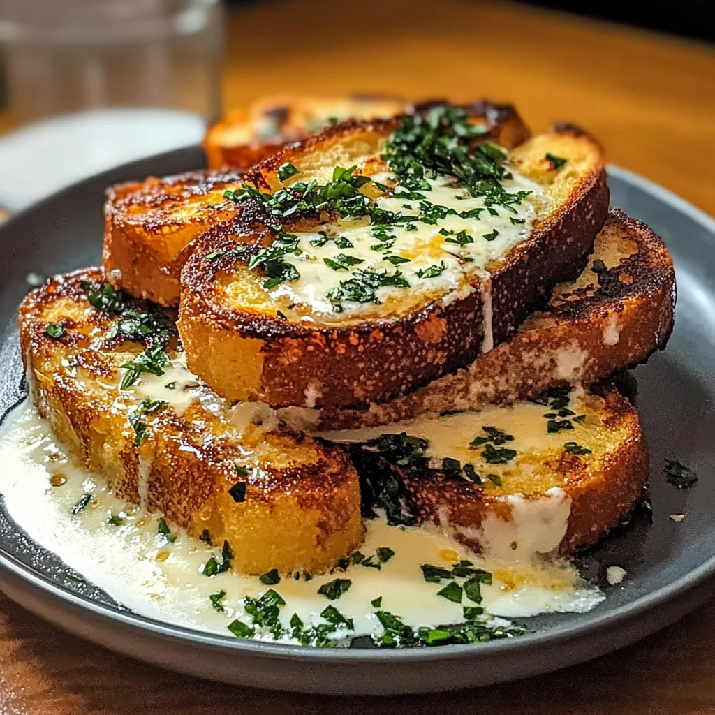 Savory French Toast 4 Servings Easy Delicious